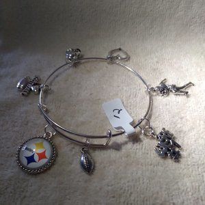 NFL | Jewelry | Pittsburgh Steelers Nfl Custom Expandable Bracelet ...